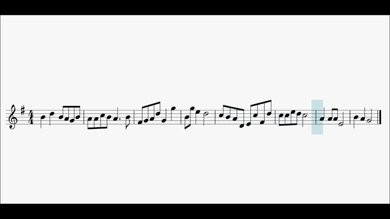 Ear training : melodic dictation practice (level 3) 1-9 | Repeat 10 min ...