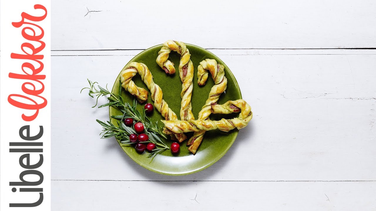 Aperitiefhapje met pesto en ham - YouTube