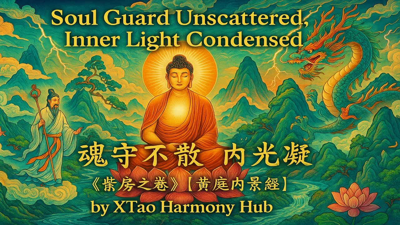 Soul Guard Unscattered, Inner Light Condensed 《魂守不散內光凝》〈紫房之卷〉【黃庭內景經 ...