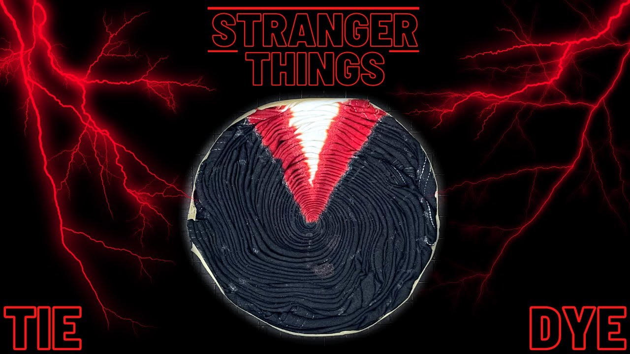 Tie-dye pattern : Stranger Things Lightning Spiral - THE UPSIDE DOWN ...