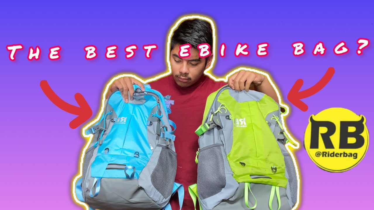 The BEST e-bike BACKPACK you can buy! || Rider bag backpack || - YouTube