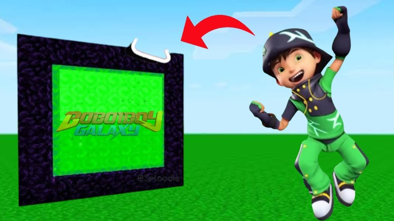 Cara Membuat Portal Ke Dimensi BOBOIBOY DURI Di Minecraft PE - YouTube