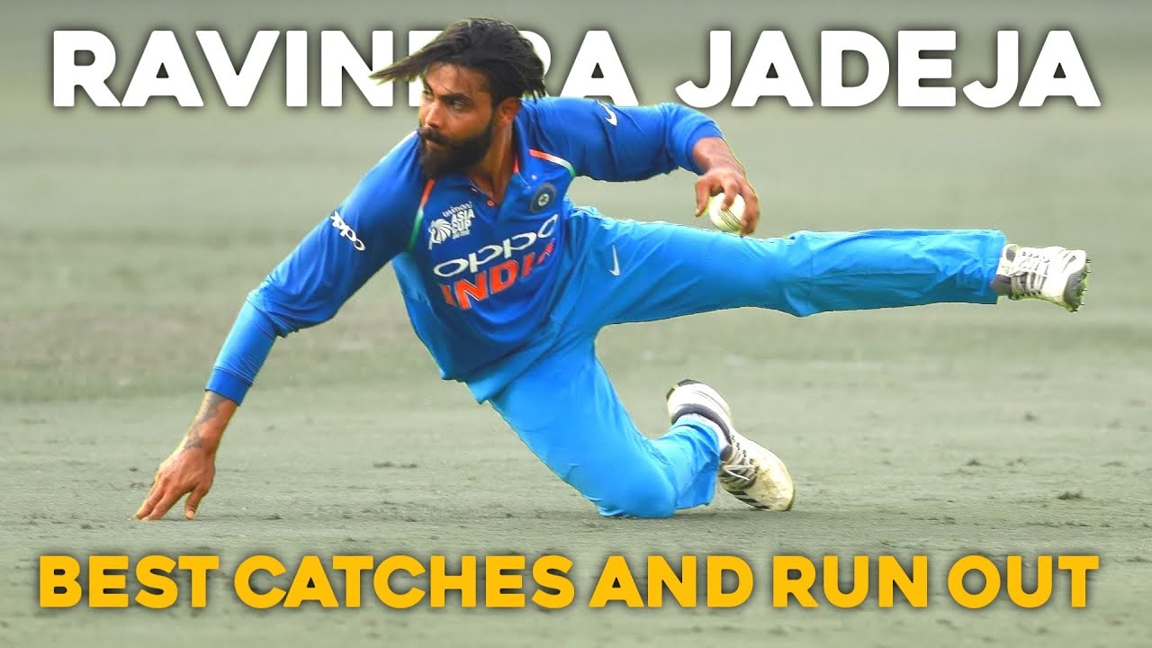Ravindra Jadeja's Best Flying Catches and Fastest Run Out - YouTube