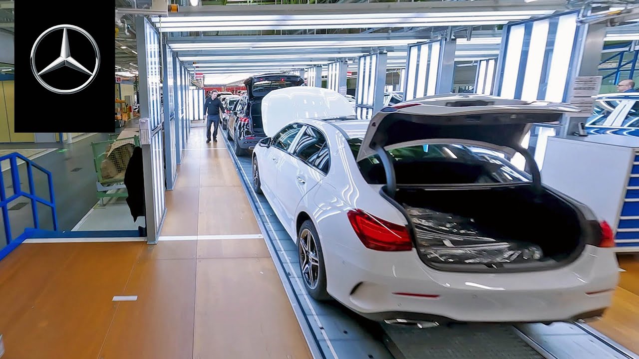 Mercedes-Benz production, Factory tour - YouTube