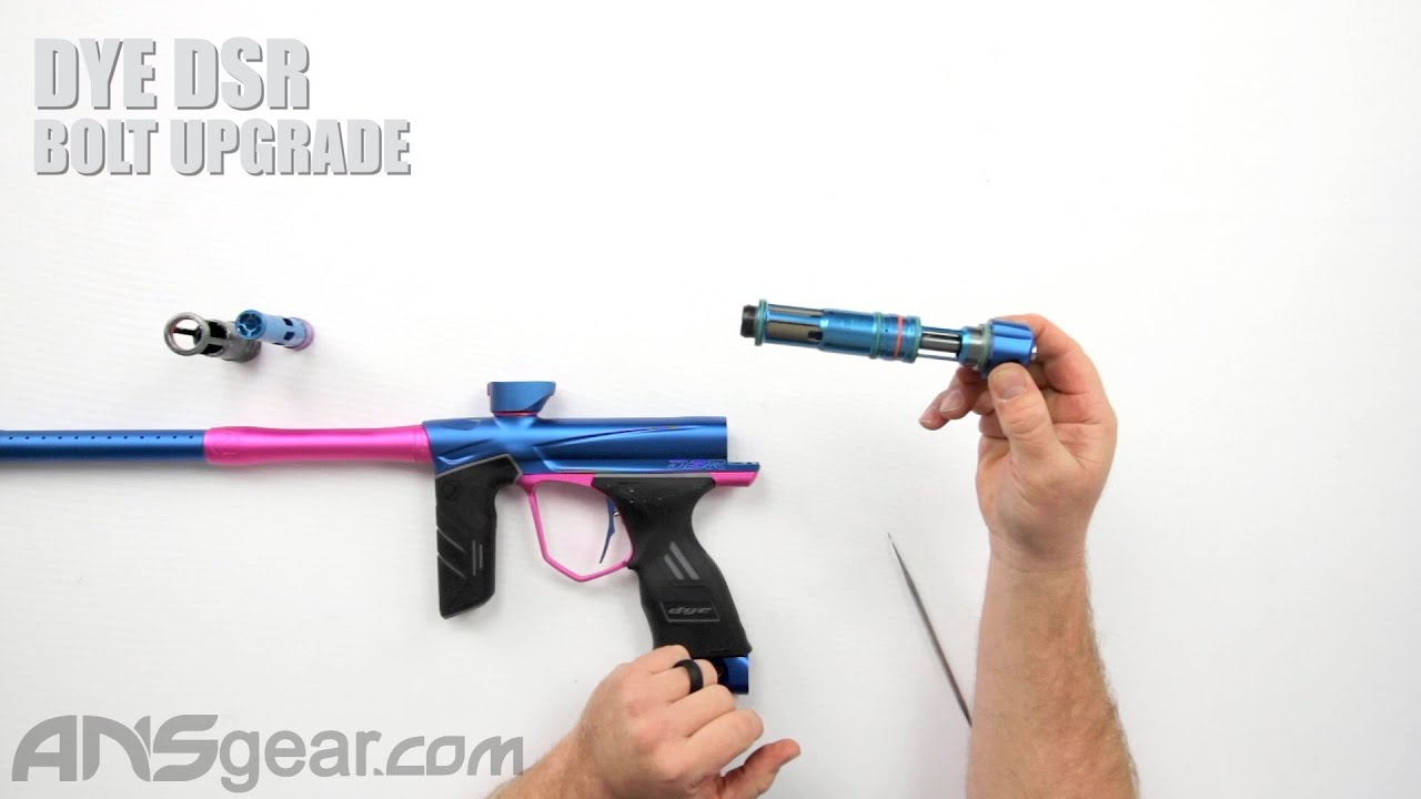 Dye DSR Flex Flow Bolt Can & Flex Face Bolt - Review - YouTube