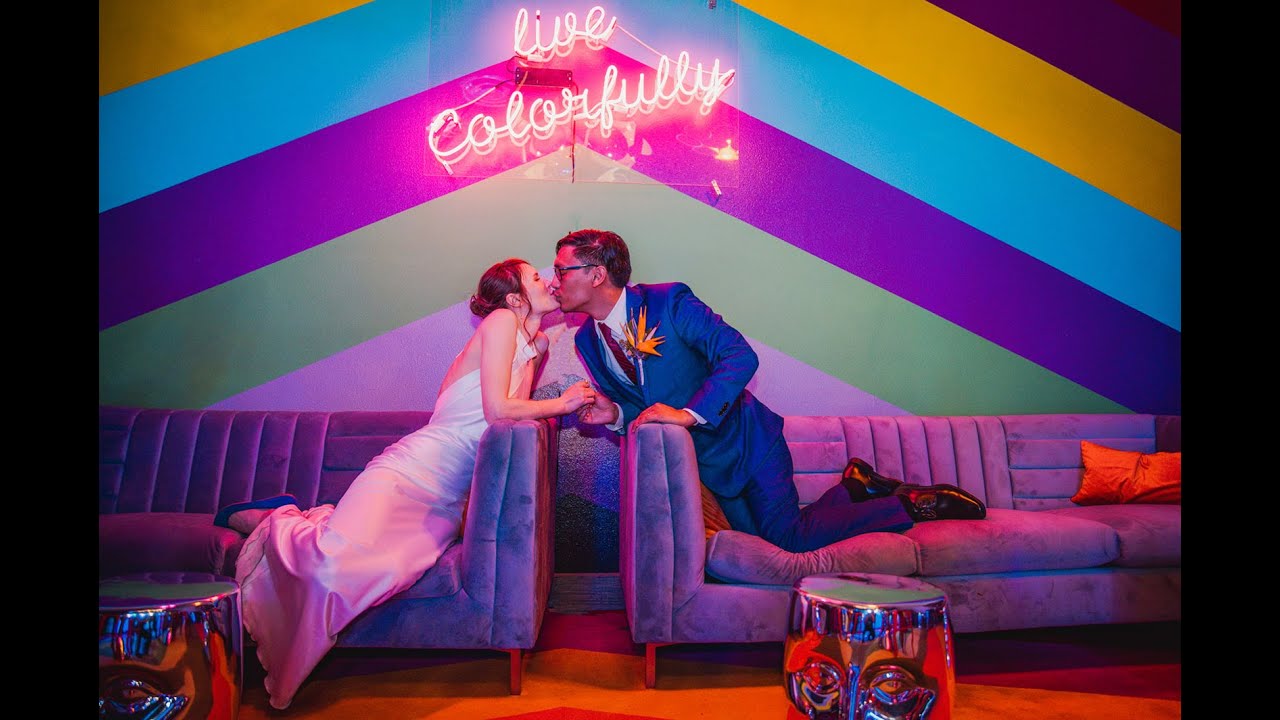 Wedding Reception at StarBase in Las Vegas - YouTube