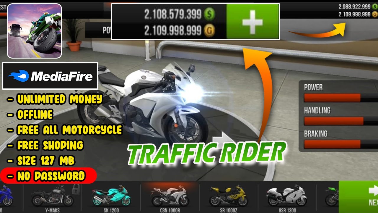 UPDATE!! TRAFFIC RIDER MOD APK VERSI 1.81 TERBARU 2022 || NO PASSWORD ...