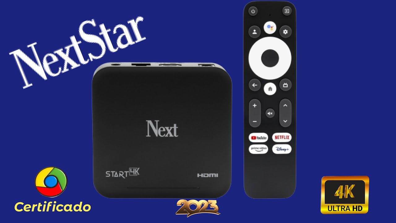 Next Start 4K TV Box Google Certificada - YouTube