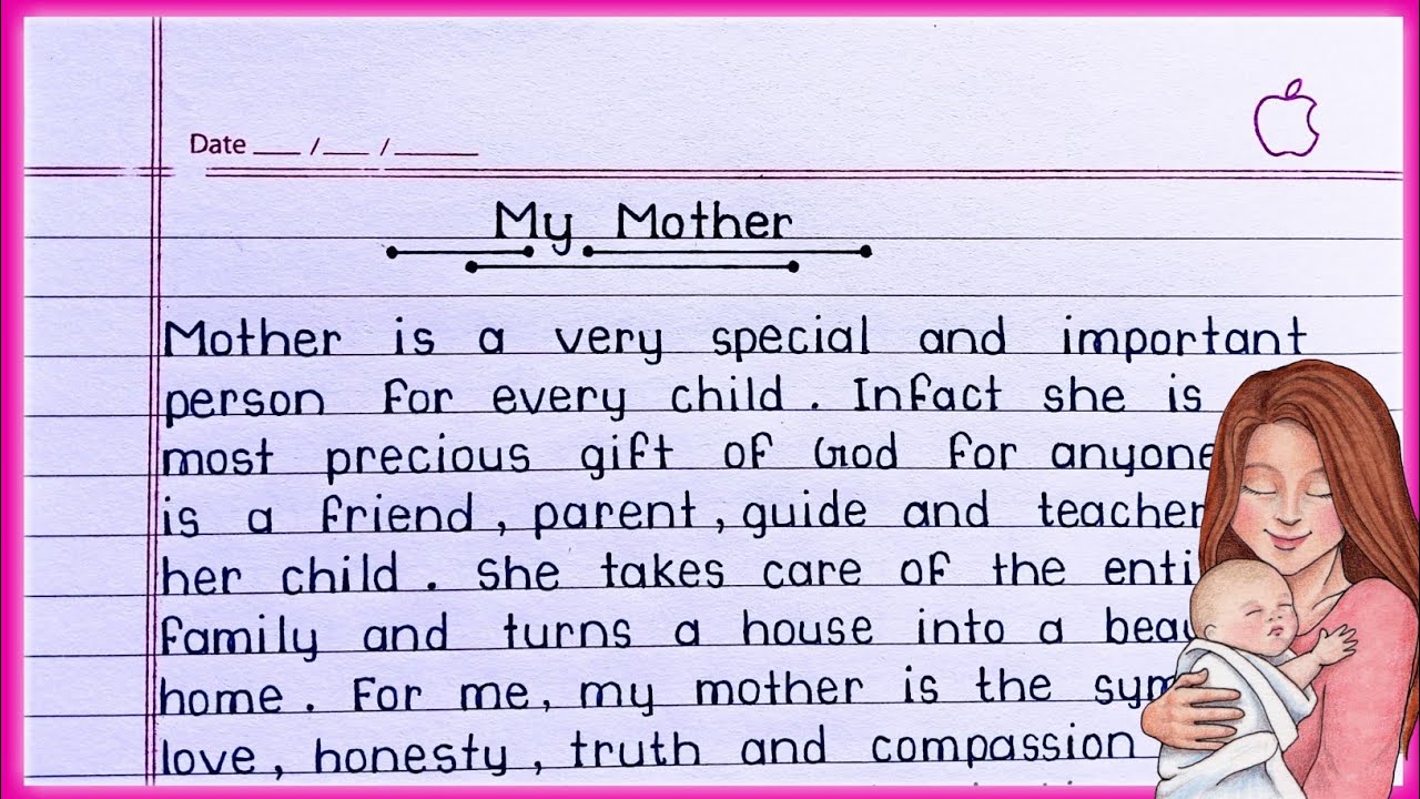 Essay on My Mother in English || My Mother essay in English || My ...