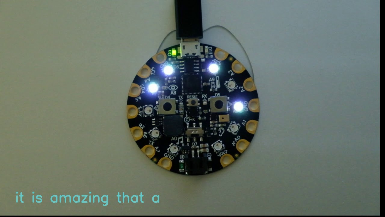 CPX Ring Decoder: Reading a Message Encoded in Five Lights - YouTube