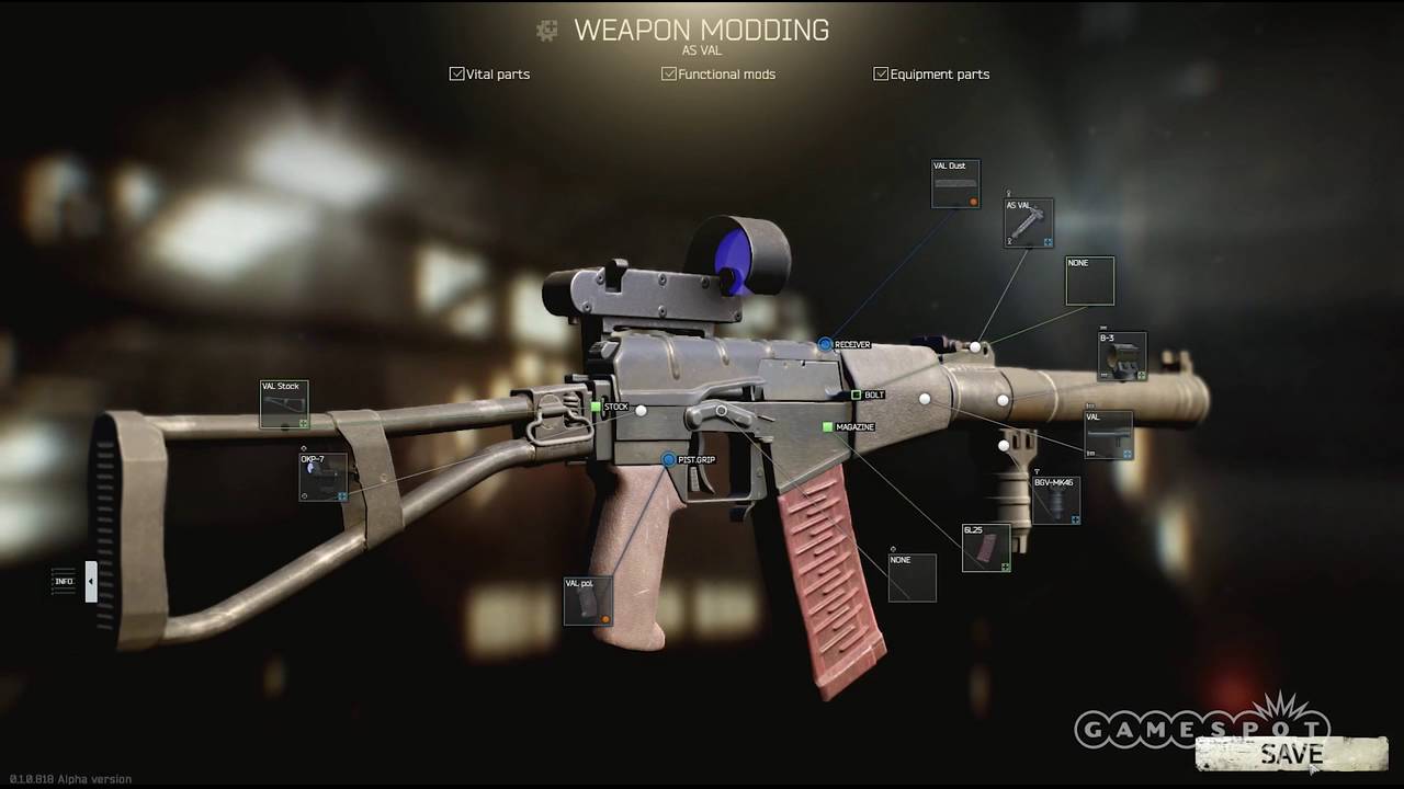 Exclusive Escape From Tarkov Weapon Customisation Gameplay - YouTube