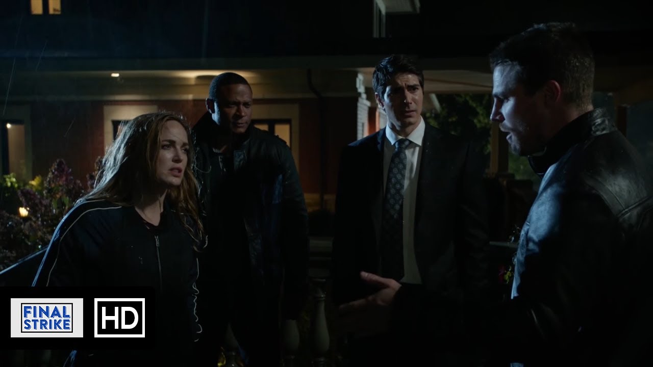 Oliver, Diggle, Thea, Sara, And Ray Kill Malcolm, Deathstroke, And ...