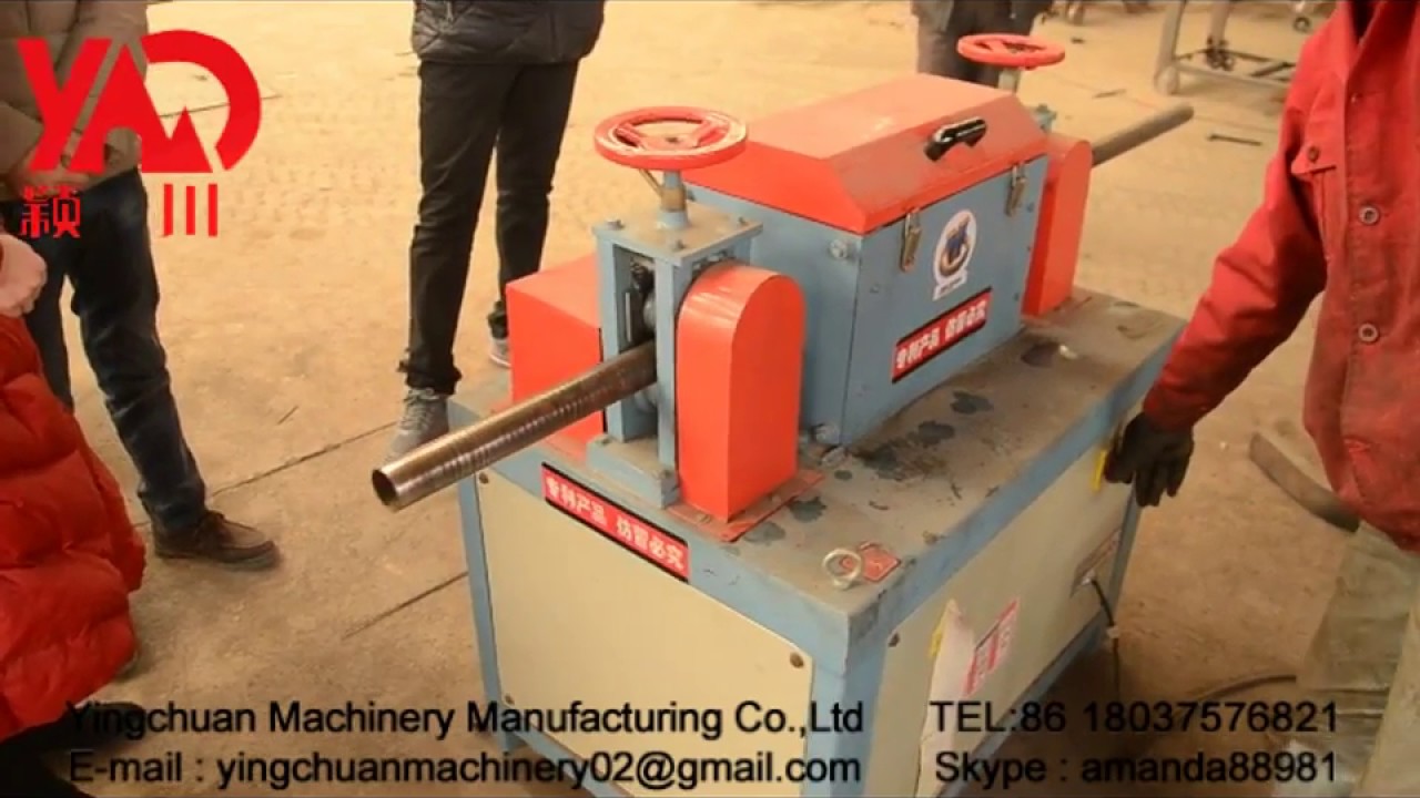 rebar deruster derusting,machine - YouTube