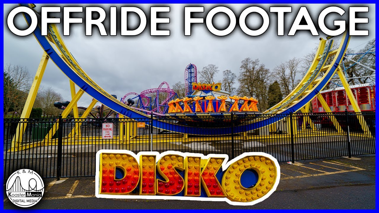 Disk'O | Oaks Amusement Park | 4K Off-ride Footage | Non-Copyright ...