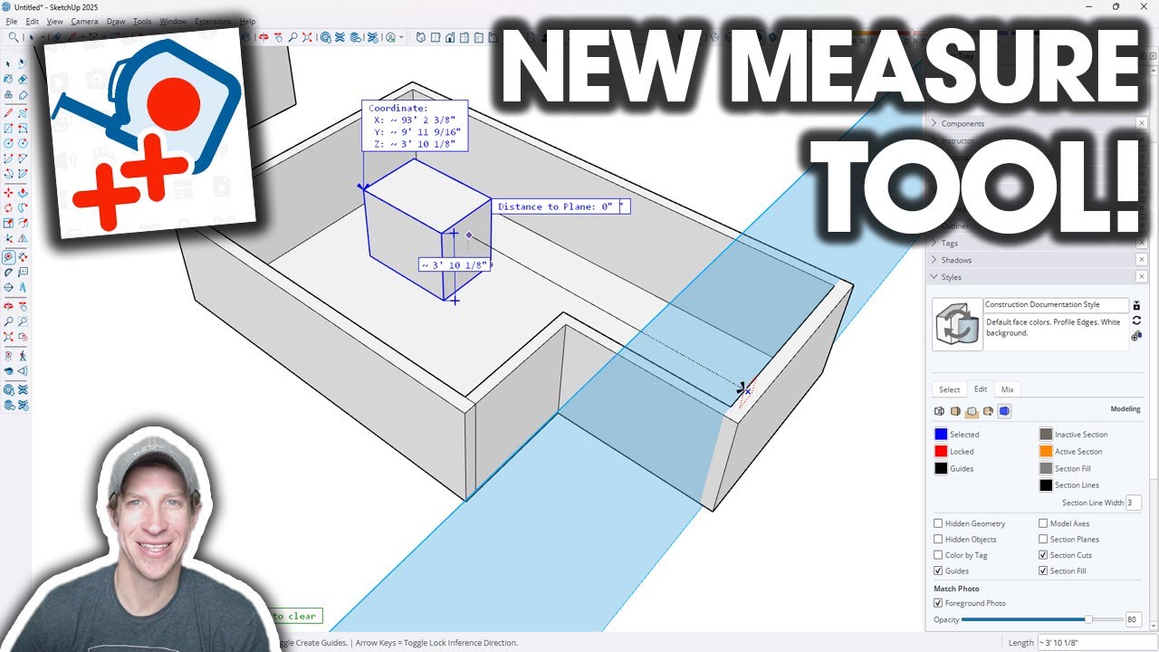 SketchUp Just Got Better at Measuring – Thanks to Curic Measure++! - YouTube
