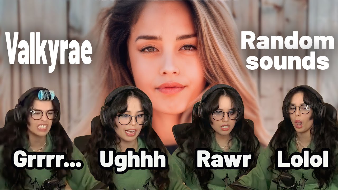 40 seconds of Valkyrae random sounds - YouTube