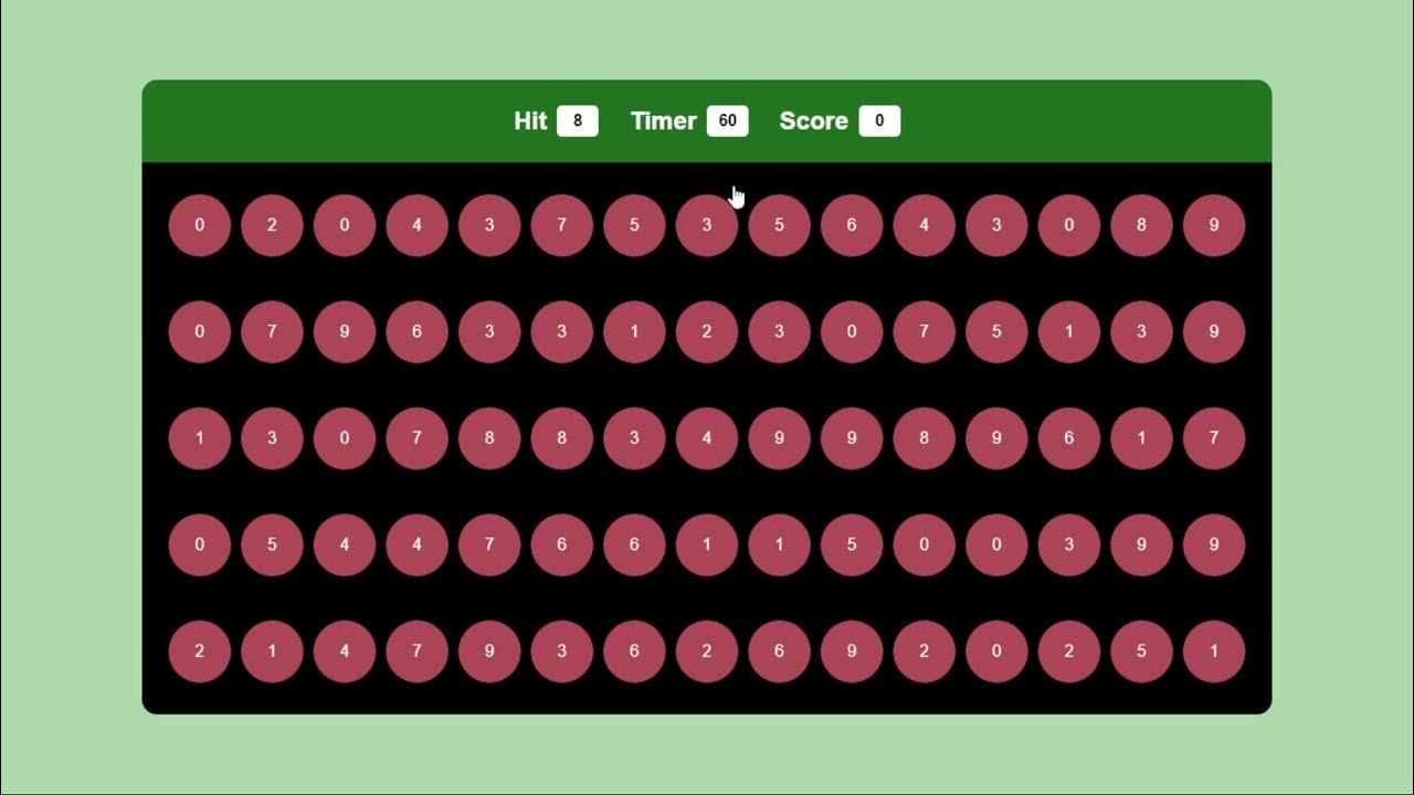 Bubble Game | JavaScript Project | Fun Interactive Bubble Pop Game ...