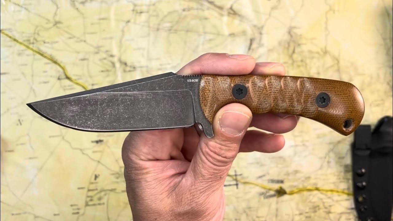 Hogtooth Knives Little Ruffian - Custom Pocket Fixed Blade - YouTube