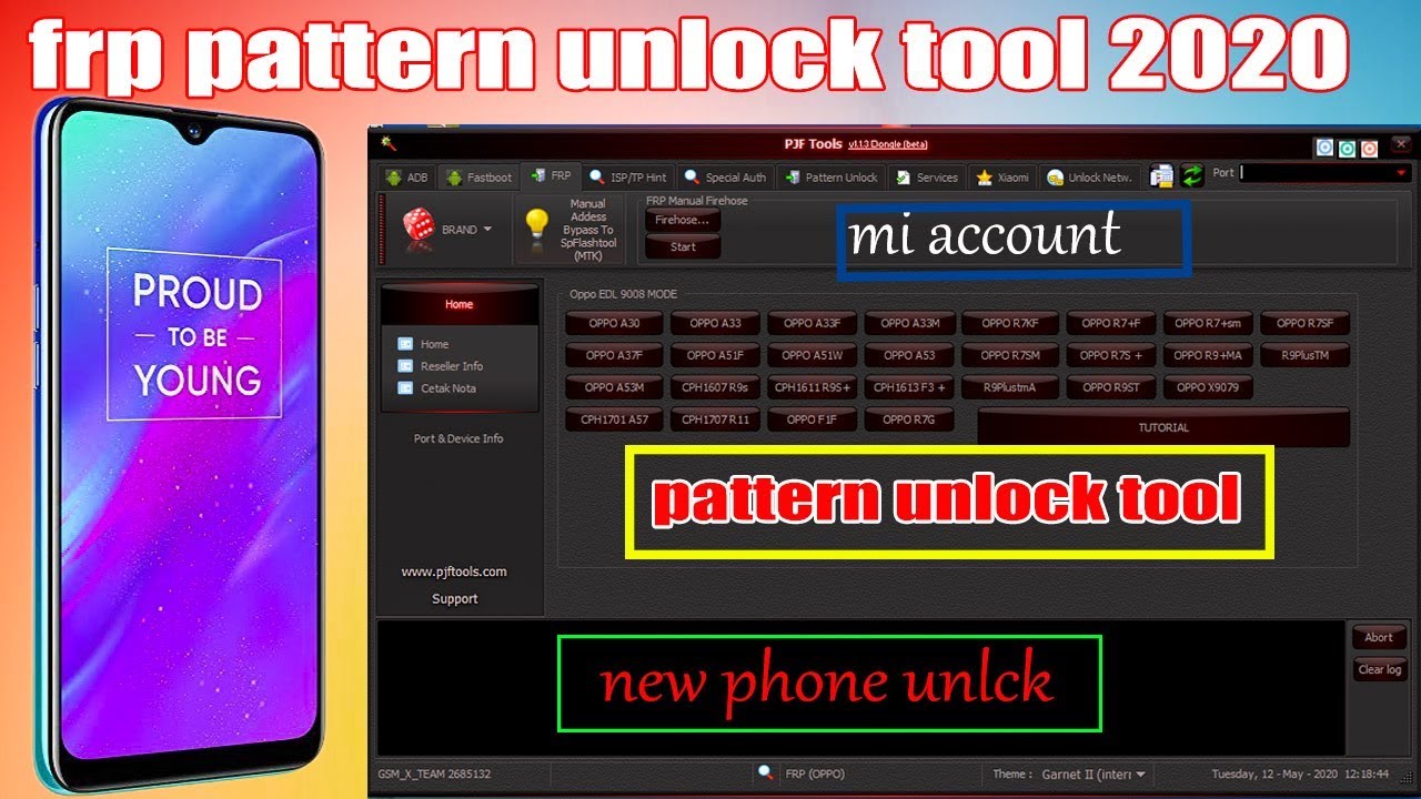 Pattern Unlock Tool All In One 2020 | Oppo, Vivo, samsung, Mi, Huawei ...