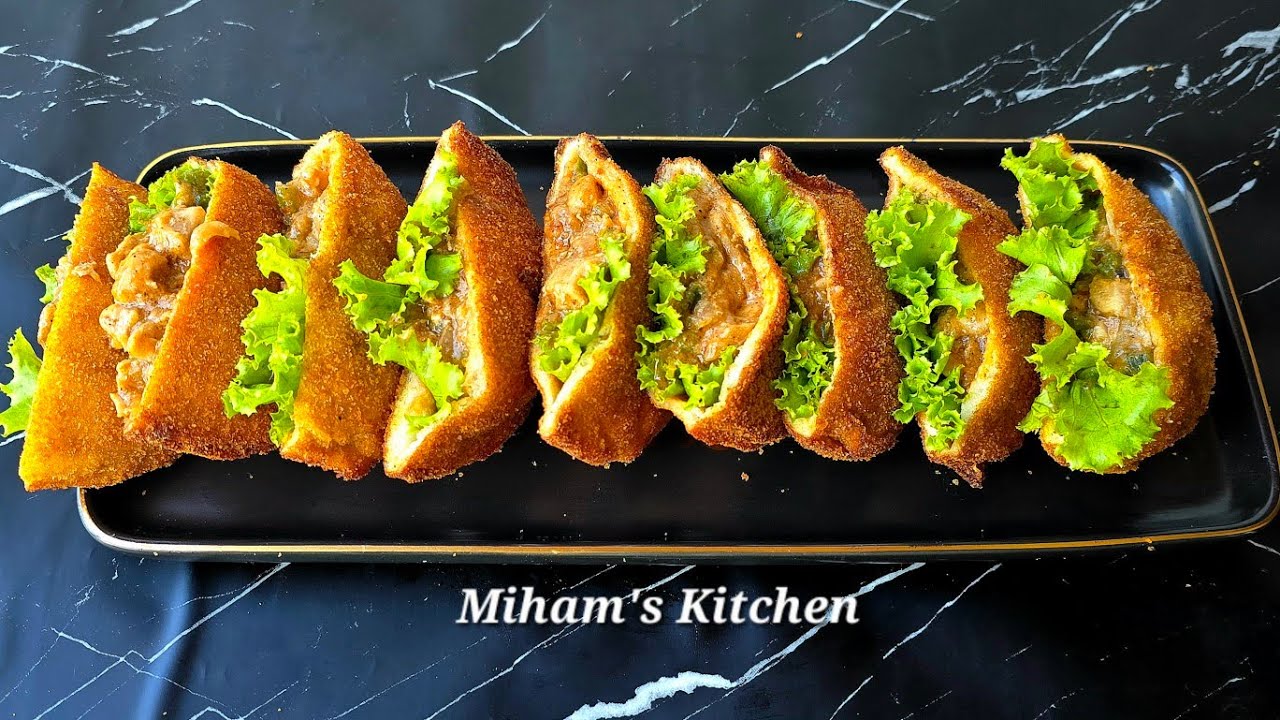 Chicken Bread Pocket Recipe 😋| Crispy, Juicy & Perfect for Parties🥂 ...