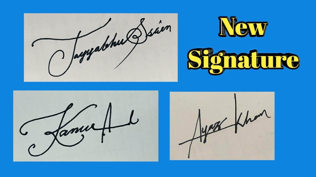 The Proof CUSTOMER SIGNATURE Real Design || How To Learn CUSTOMER ...