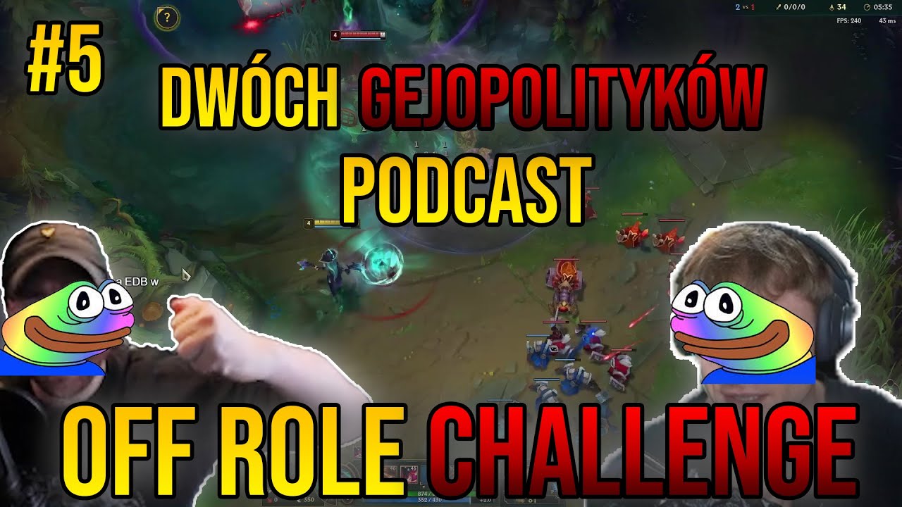 OVERPOW | OFF ROLE CHALLENGE Z ARQUELEM | DWÓCH GEJOPOLITYKÓW PODCAST ...