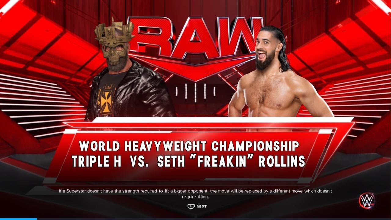 First Blood Match: Triple H vs Seth Rollins - YouTube