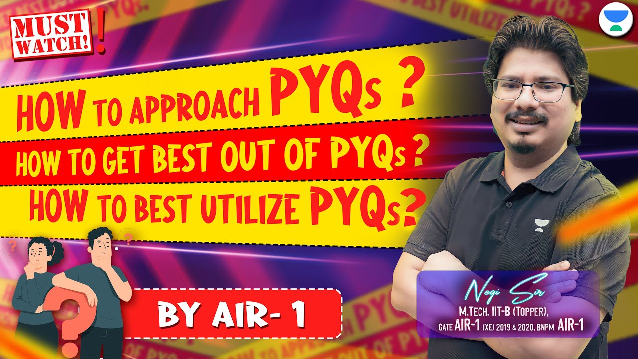 PYQ Ka Postmortem | Sahi tarika PYQ solve karne ka | GATE 2024 | Devendra Singh Negi - YouTube