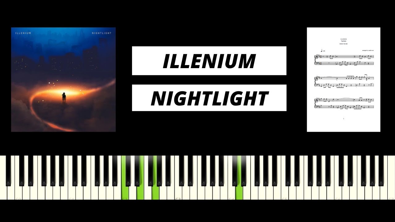 ILLENIUM - Nightlight (BEST PIANO TUTORIAL & COVER) - YouTube
