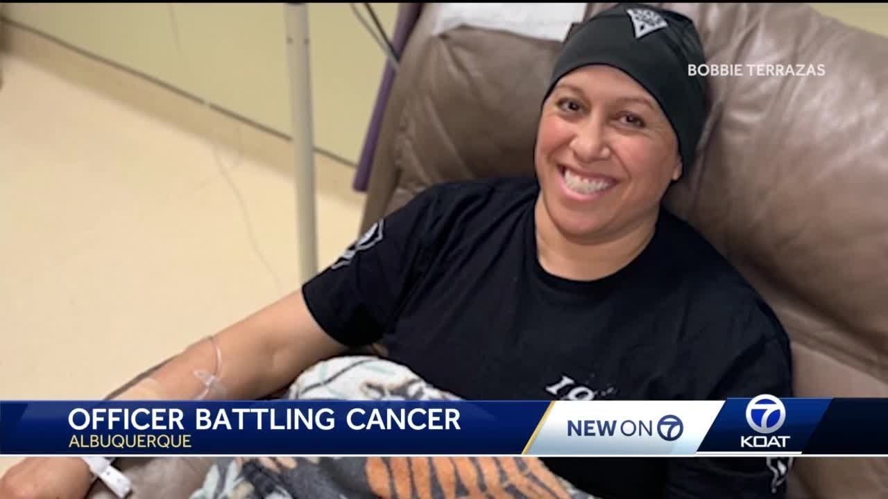 Officer battling cancer - YouTube