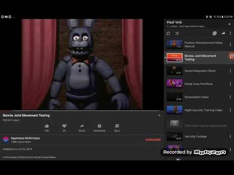 Me and Springtrap react to: FNaF VHS Tapes - YouTube