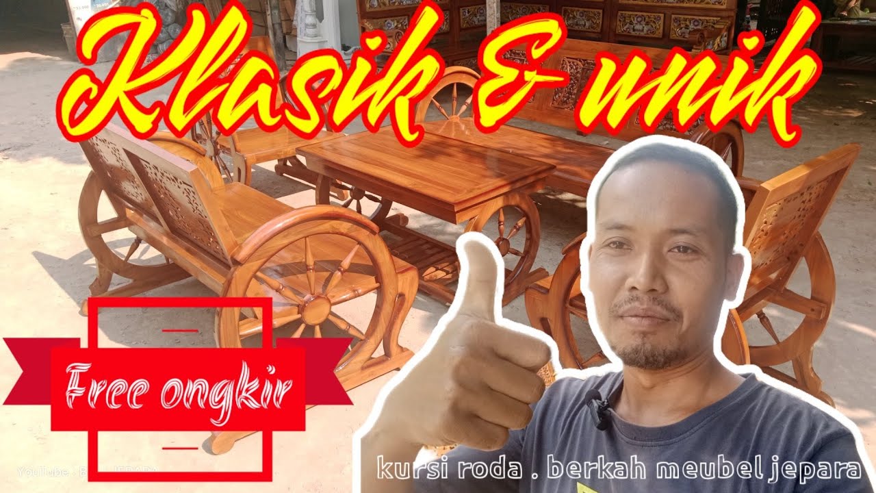 kursi roda 🛞 KURSI TAMU UNIK JEPARA🛞 - YouTube