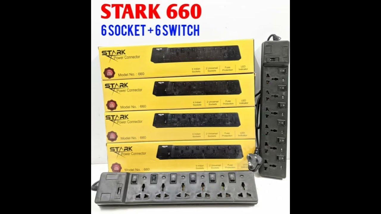 6way Power Strip Stark 660 || Power Strip || AP Electronics Shorts #shorts - YouTube