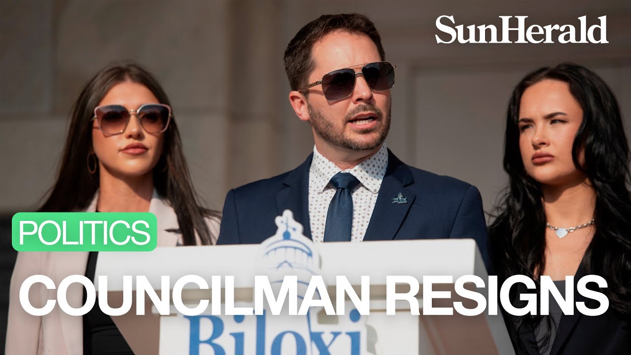 Watch As Biloxi City Councilman Robert Deming Announces His Resignation ...