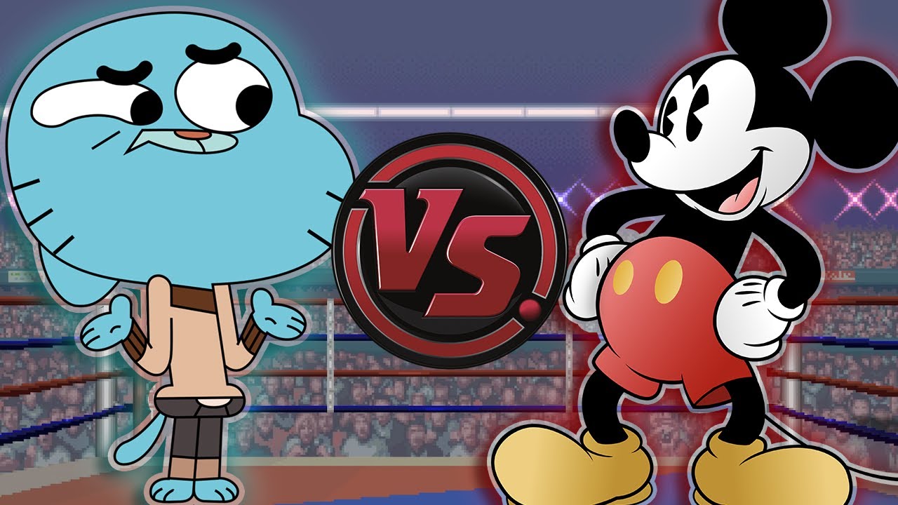GUMBALL vs MICKEY MOUSE! (The Amazing World of Gumball VS Disney Song ...