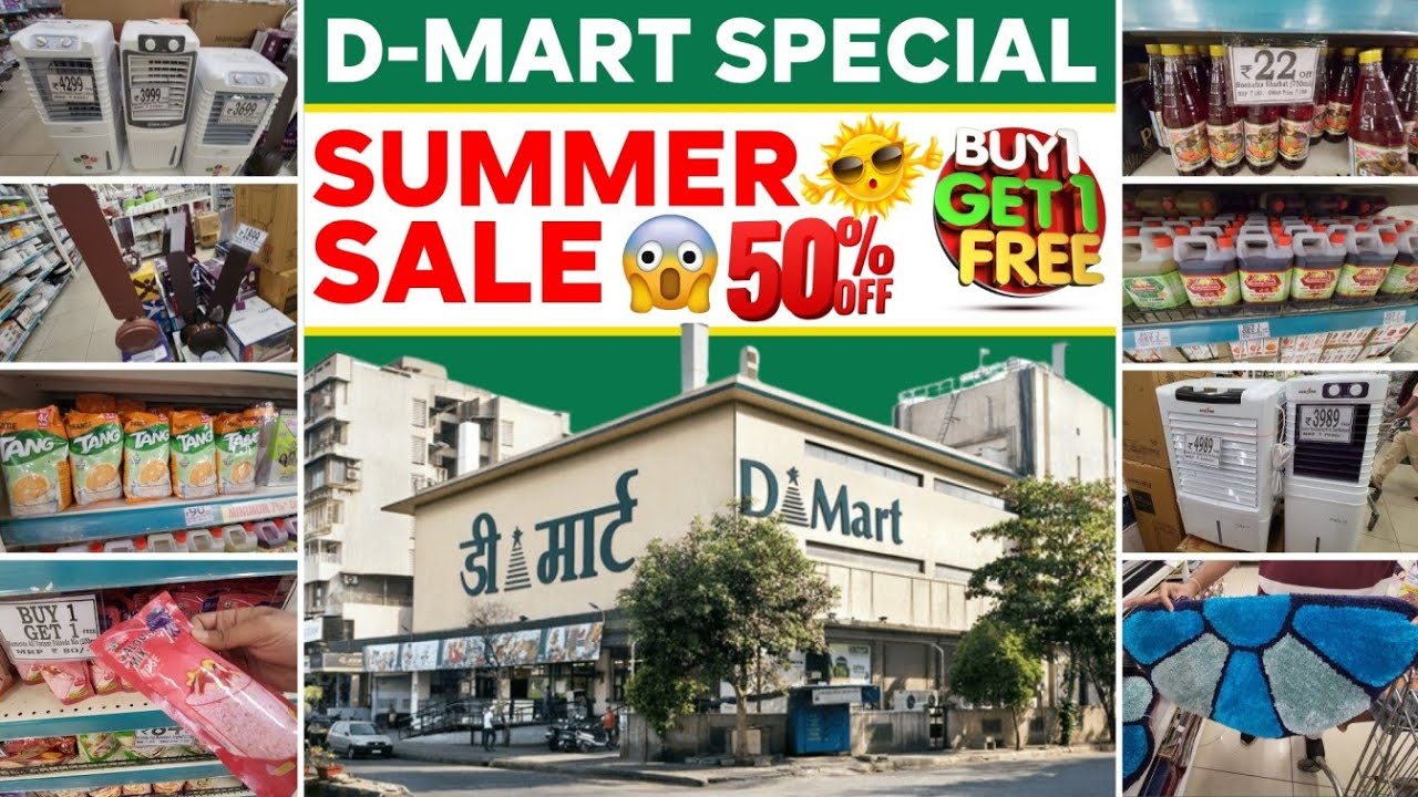 Dmart Summer Special Sale 50%off|Buy1 Get1 Free|Sharbat,Pepsi,Cooler ...