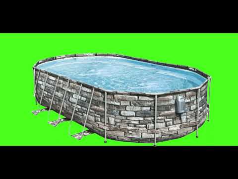 Green Screen Pool With Rippling Water No Copyright (Free To Use)
