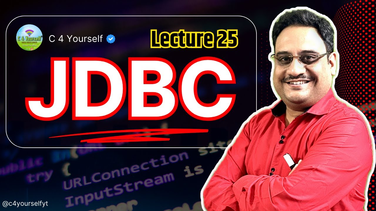 Java L25 – JDBC | JDBC Drivers, Statements, ResultSet & Transactions 📘 - YouTube