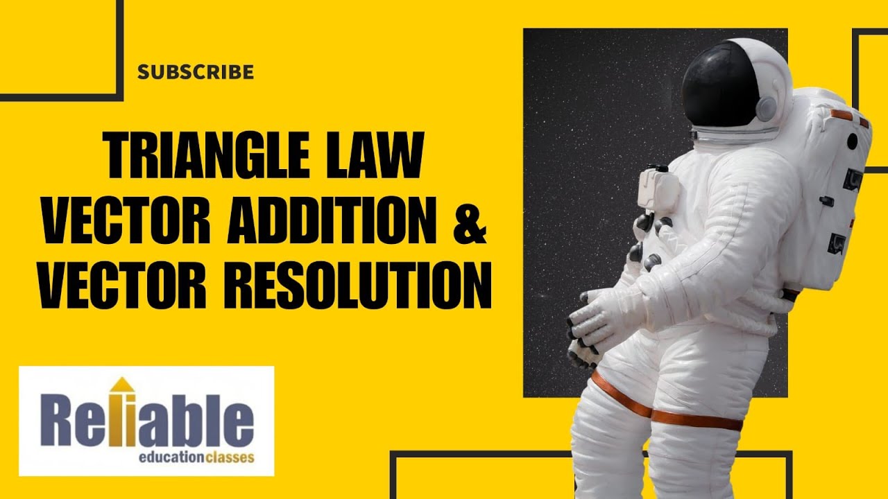 Vectors Class 11 | Triangle Law of Vector Addition & Resolution | Nilesh Sir | Physics HSC JEE ...