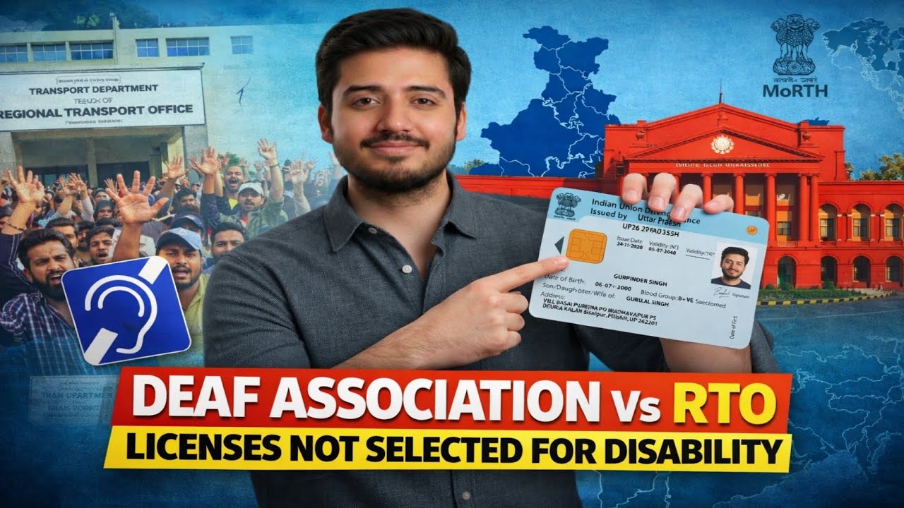 Deaf Community FIGHTS for Disability Rights on Indian Driving Licenses ...