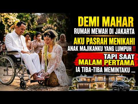 Dipaksa Majikan Menikahi Anaknya Yang Lumpuh‼️Namun Saat Malam Pertama Tiba, Ia Malah Memintaku ...