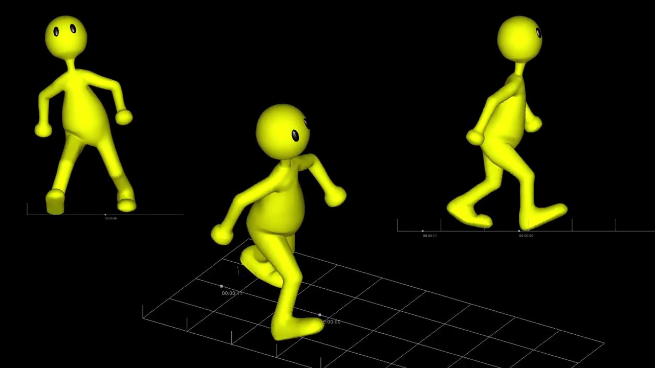 Intimidating Walk Cycle - YouTube