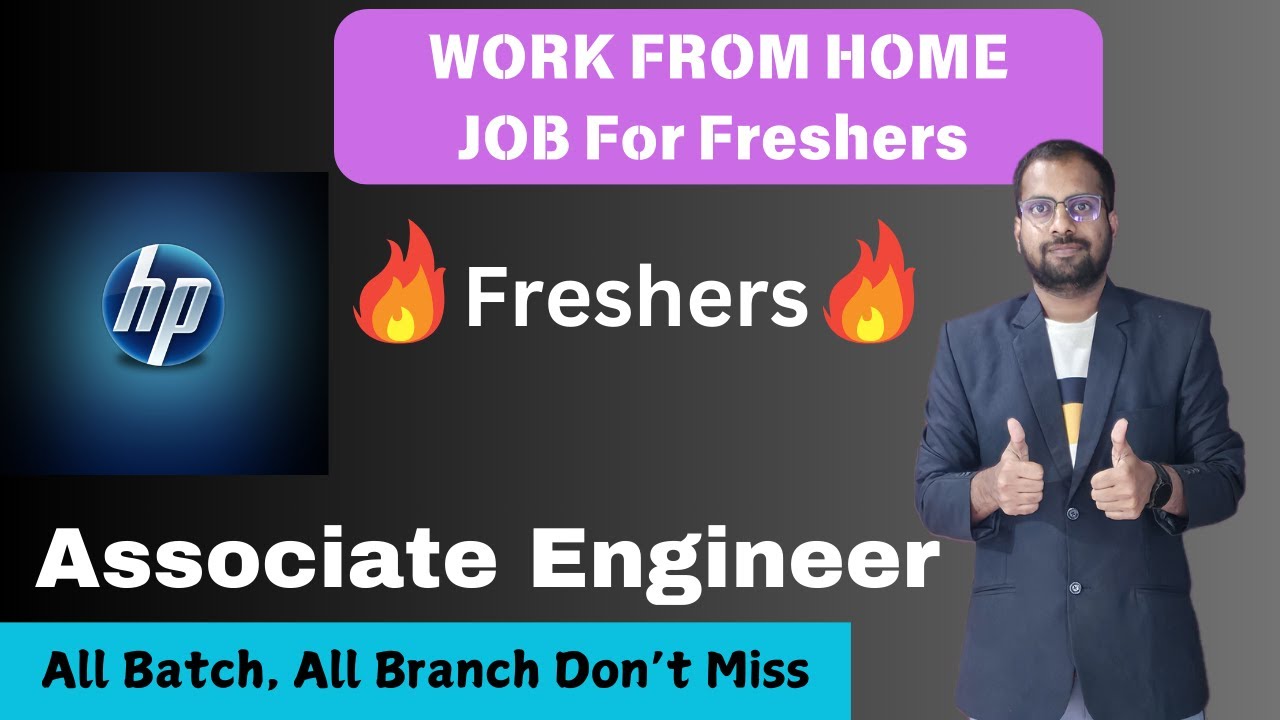 Work From Home Job For Freshers | HP Job For Developer | Apply ASAP ...