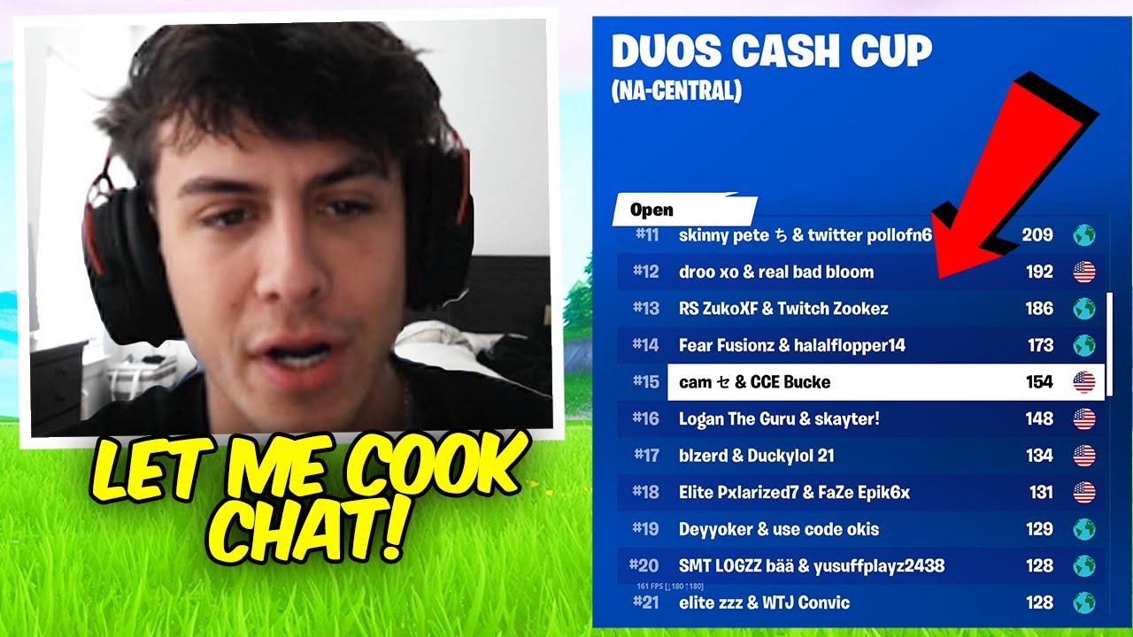 How BuckeFPS PLACED 12TH in the DUO CASH CUP FINALS with his DUO CAM ...