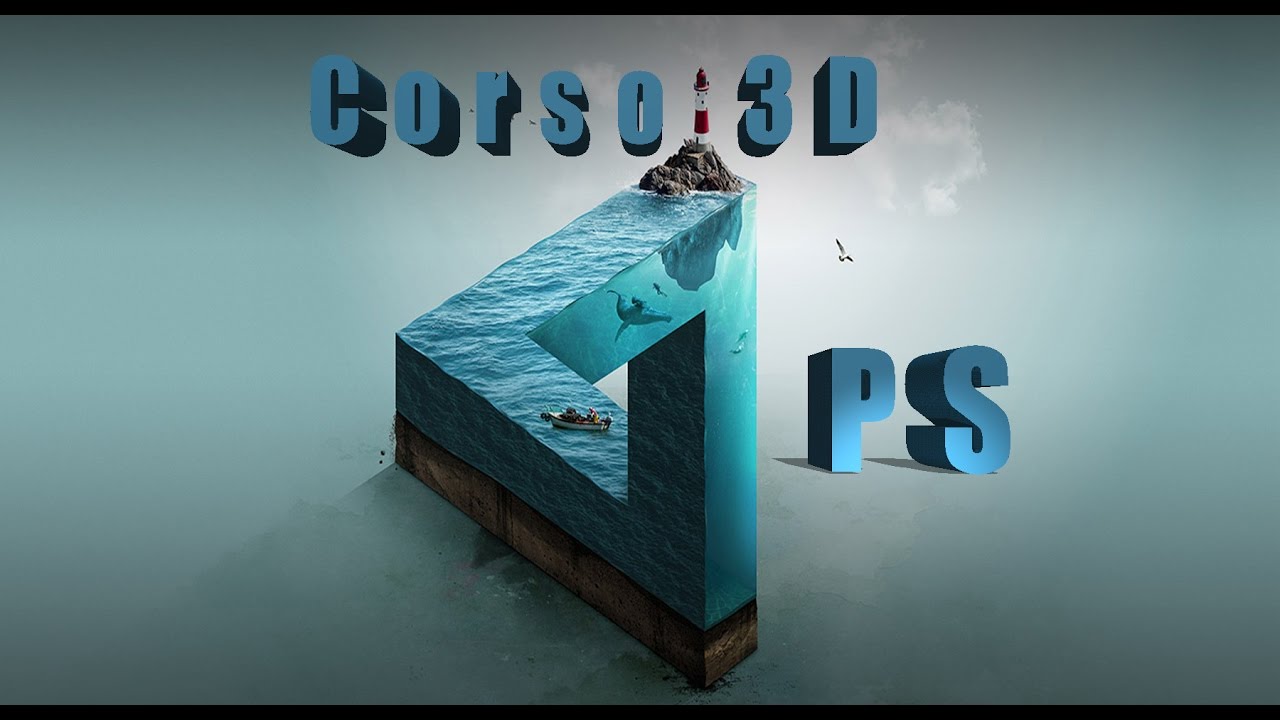 3D Photoshop: Ambiente 3D - Tutorial 1 (ITA) - YouTube