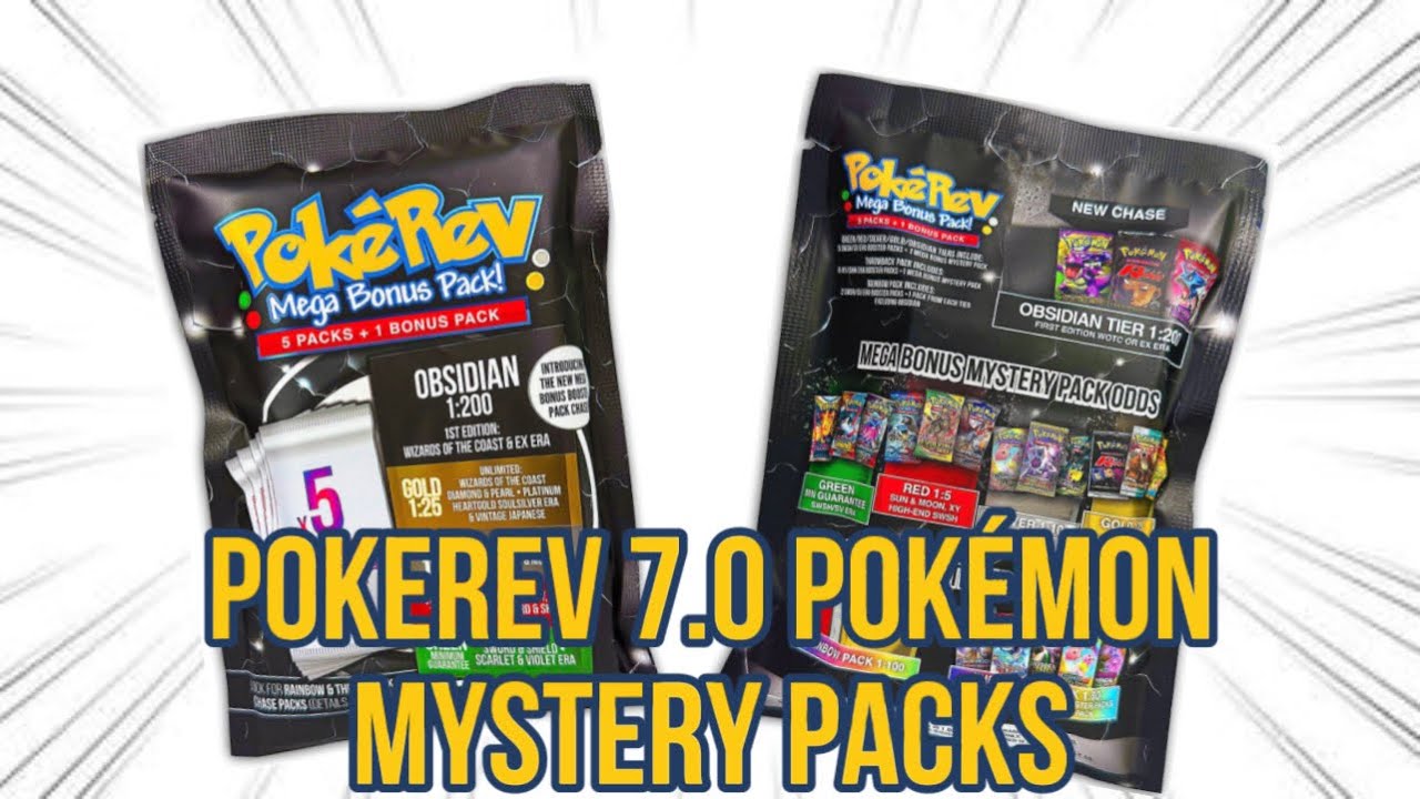 PokeRev 7.0 Pokemon Mystery Packs Are A Crazy Gamble! - YouTube
