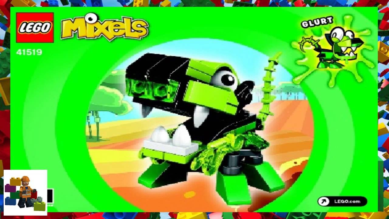 LEGO Instructions - Mixels - 41519 - Glurt (Series 3) - YouTube
