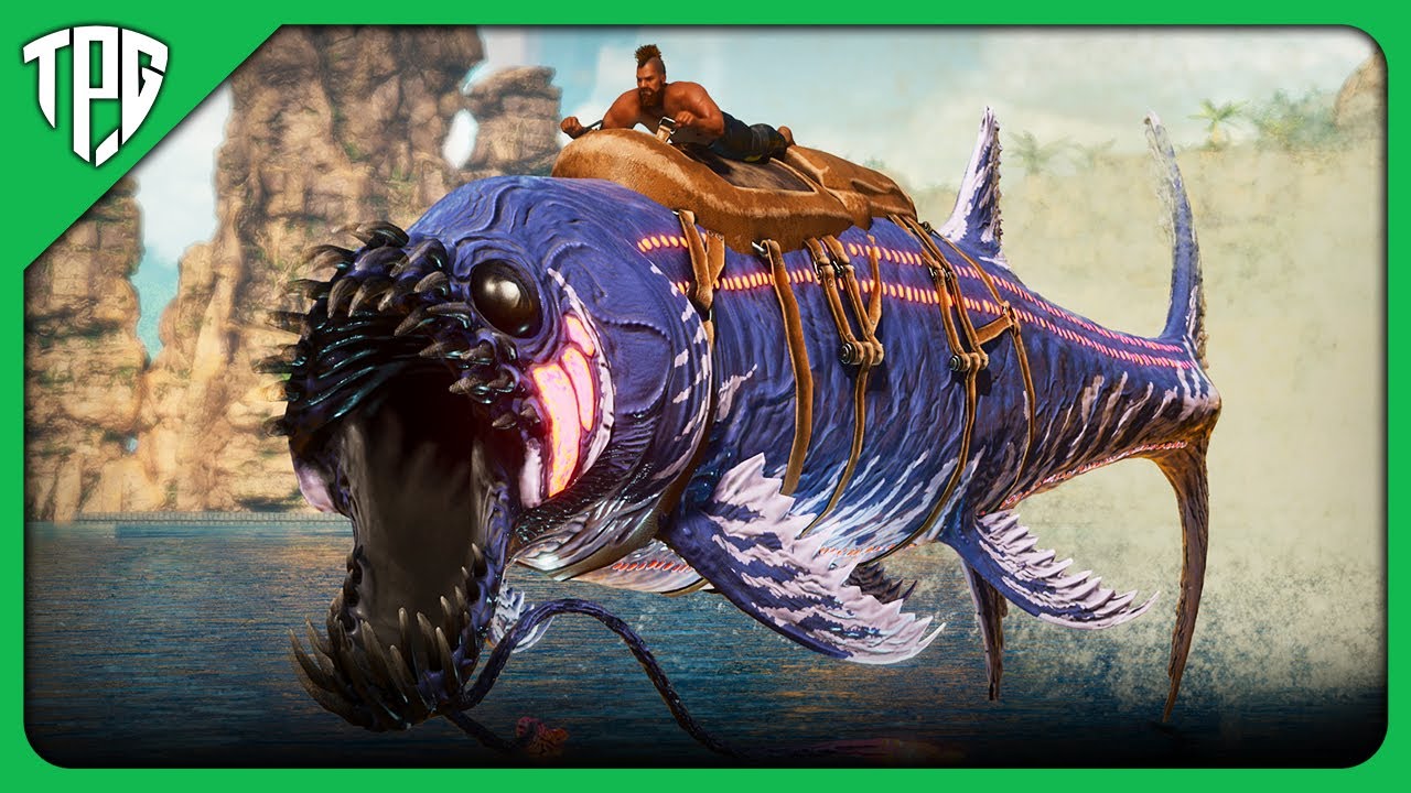 Tamed Abyssal Xiphactinus *LIVE* ARK Survival Ascended Tamil [EP18 ...