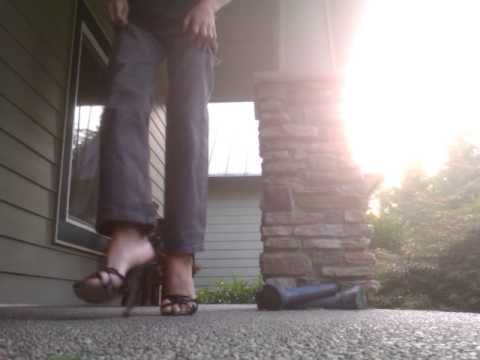 12 inch high heels. - YouTube