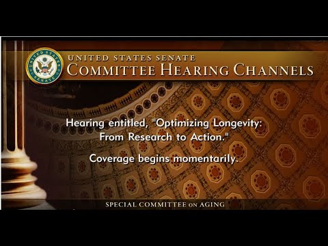 Eric Verdin, MD, President of the Buck Institute in hearing of the ...